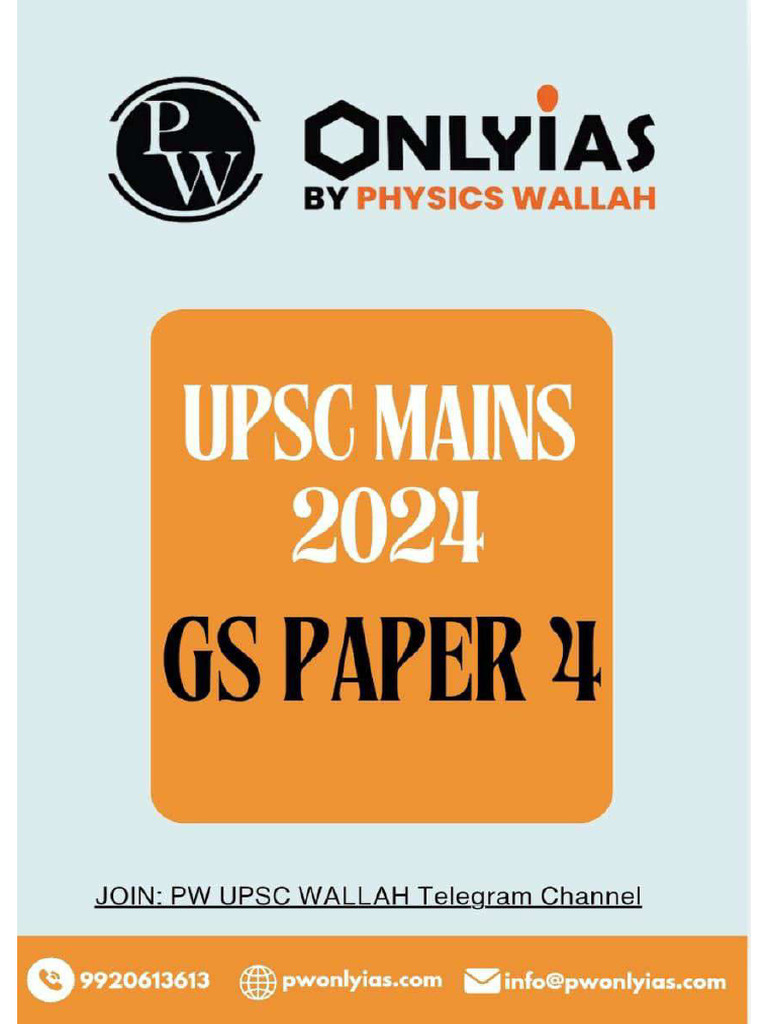 GS Paper 4_final | PDF