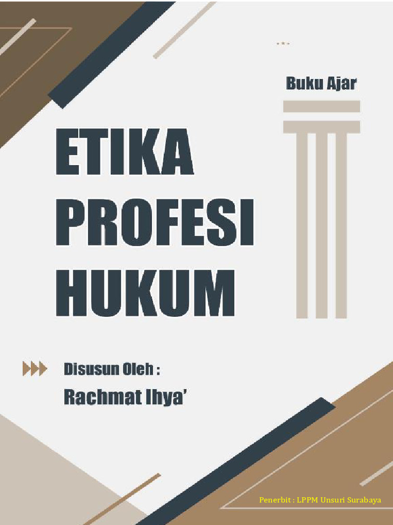 Dummy Buku Etika Profesi Hukum | PDF
