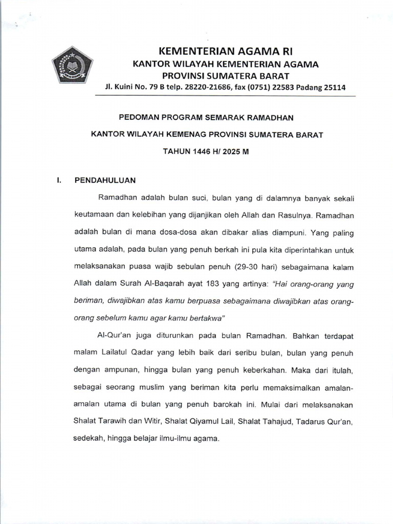 20250225114855pedoman Program Semarak Ramadhan | PDF