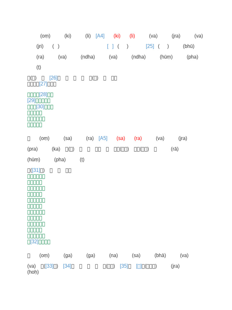 (O ) (Ki) (Li) (Va) (Jra) (Va) (Jri) (Bhū) (Ra) (Va) (Ndha) (Va) (Ndha) (Hū ) (Pha) ( ) | PDF
