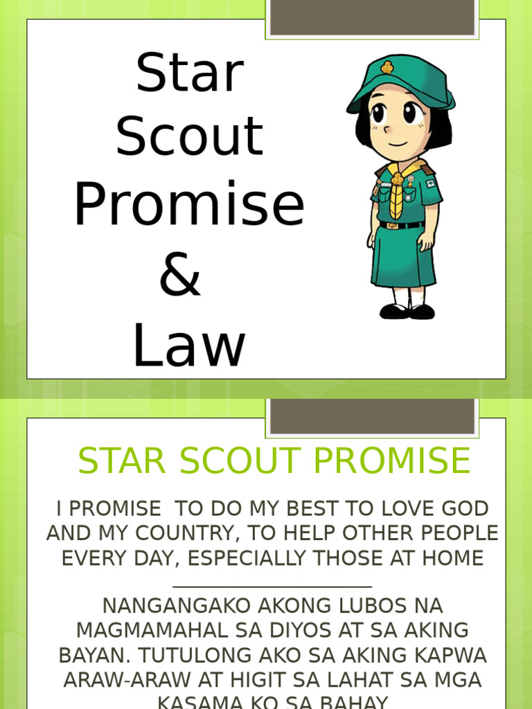 The Star Scout Promise Law | PDF