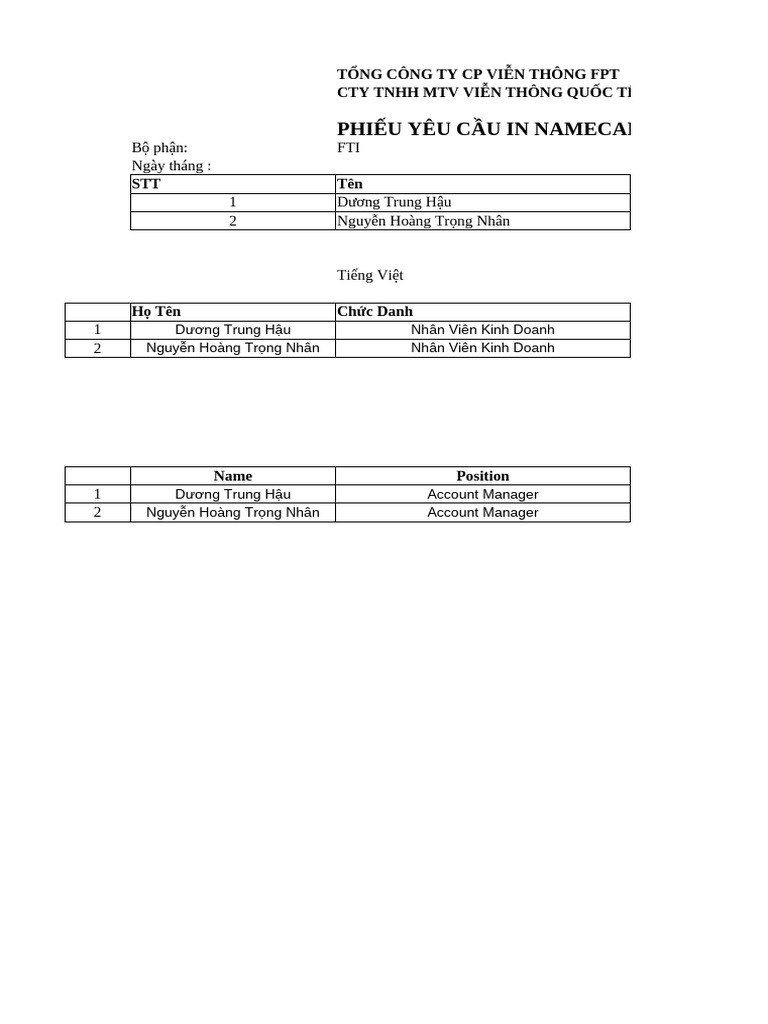 File Name Card DSP | PDF