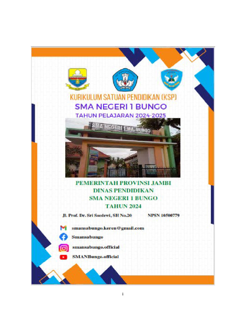 Outline KSP 2024 - 2025 - HALAMAN DEPAN, BAB 1 & 2 IKM & IKM+K.13 | PDF