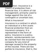 Concept of Insurance | PDF | Business
