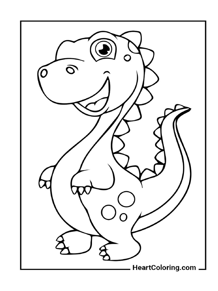 7172 3 Cute Little Dinosaur Dinosaur Coloring Pages | PDF