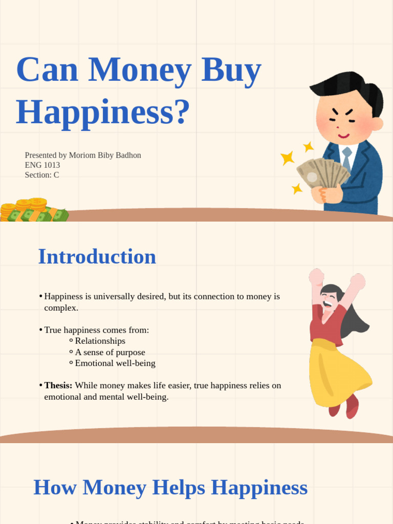 Can Money Buy Happiness | PDF