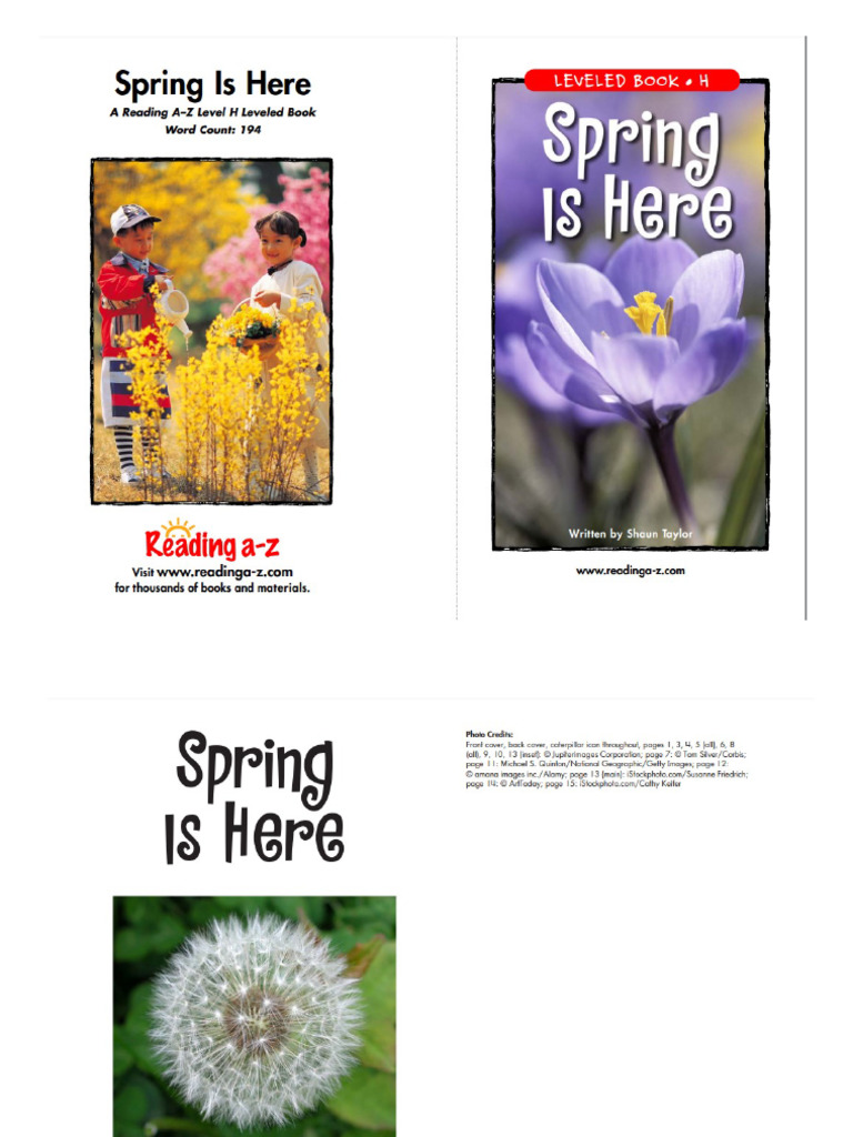1-Spring Is Here | PDF