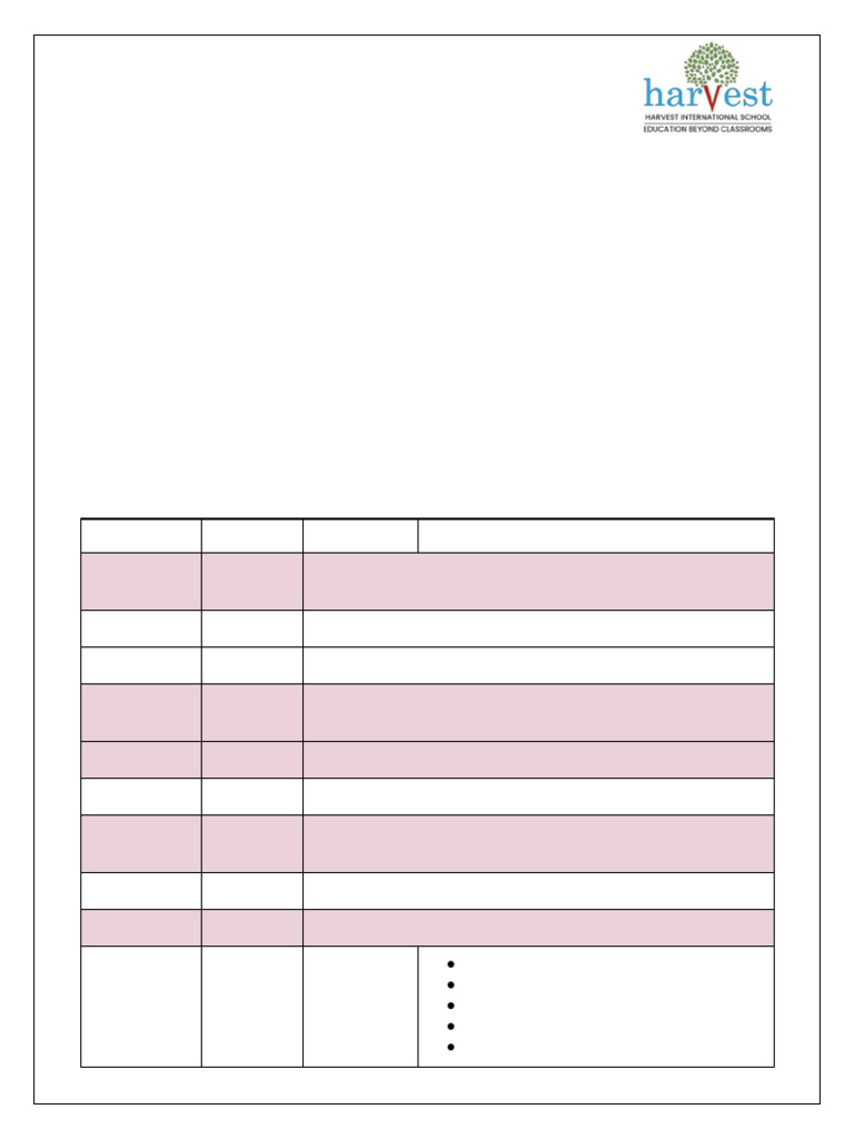 Final Exam Timetable Grade 7 | PDF | Grammar | Linguistics