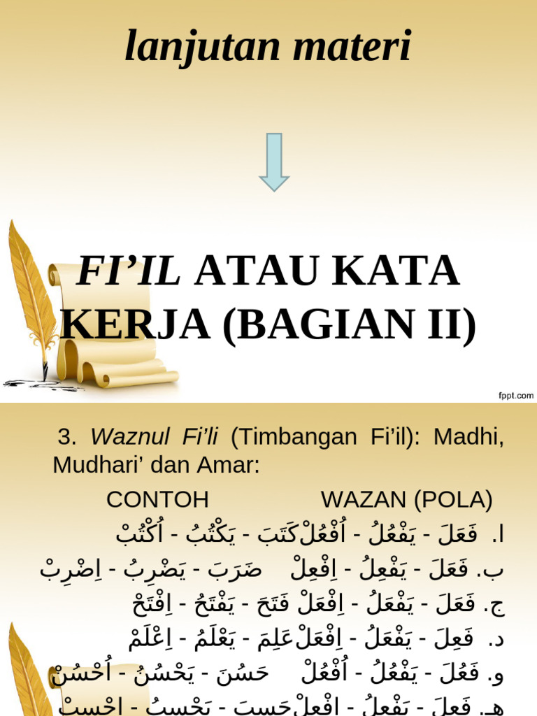 Pert.12-BA (Fiil Bagian II) | PDF