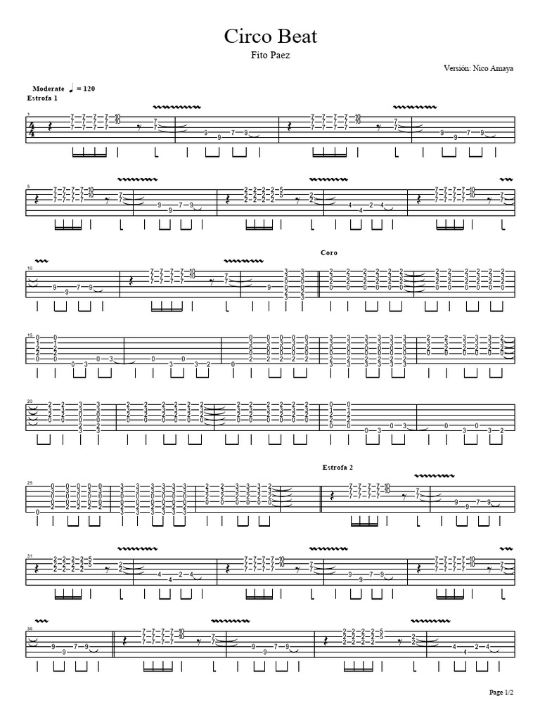 Circo Beat (Guitar) | PDF