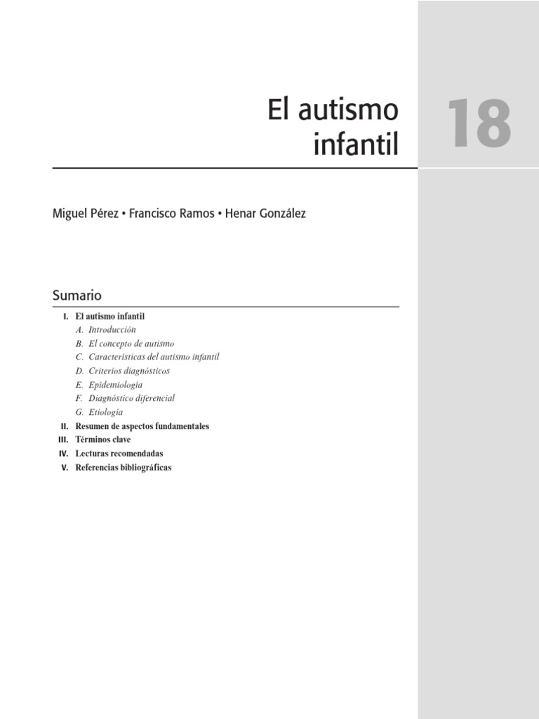 Donald Triplett y el autismo infantil | PDF | Autismo | Esquizofrenia