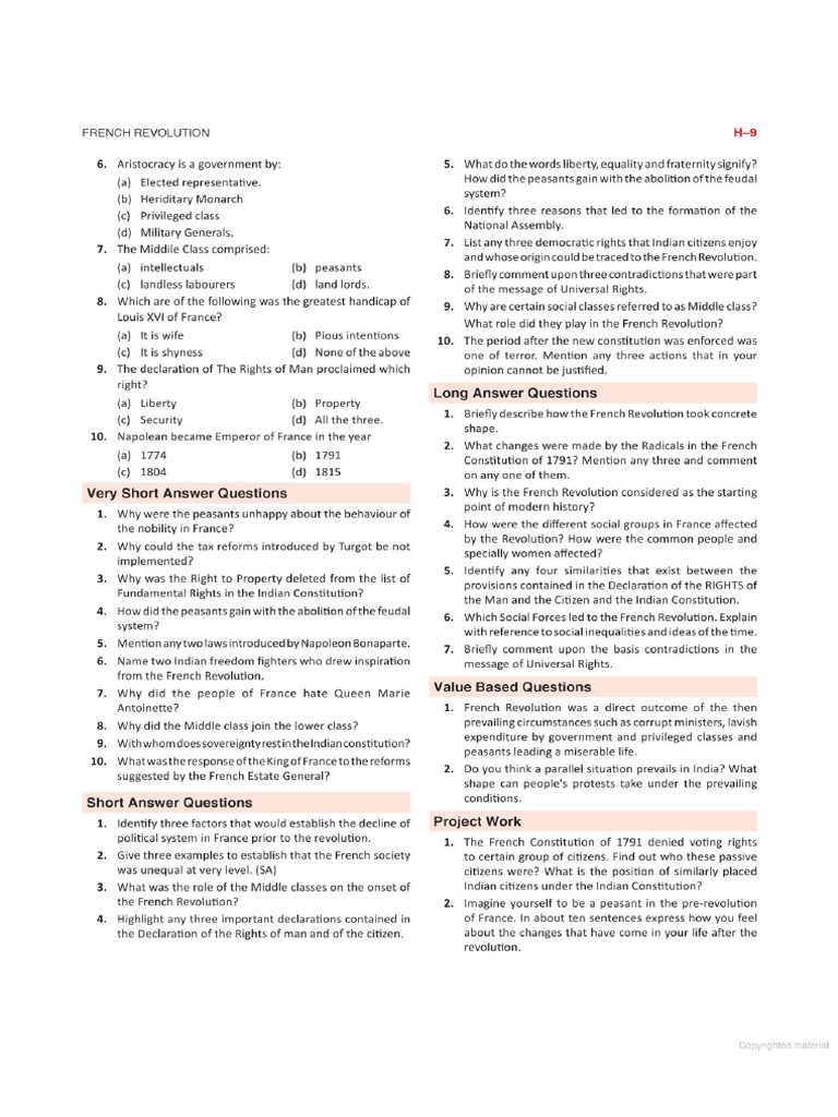 All SST PDFs | PDF | French Revolution | Reign Of Terror