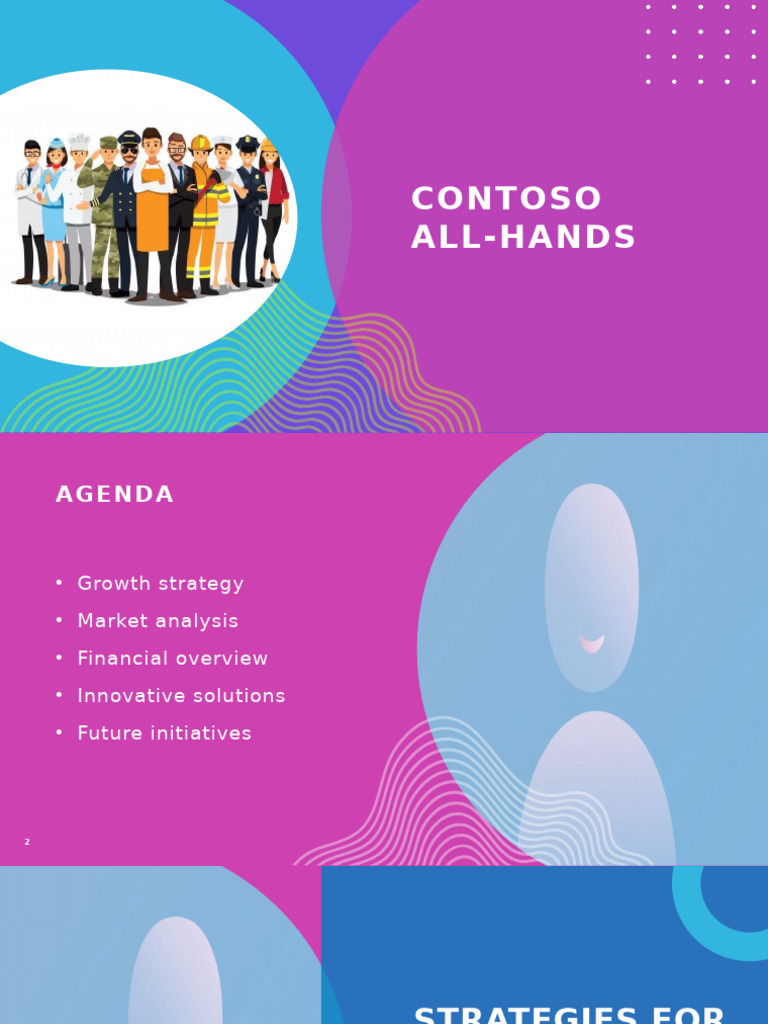 Contoso All-Hands Meeting Agenda | PDF | Marketing | Innovation