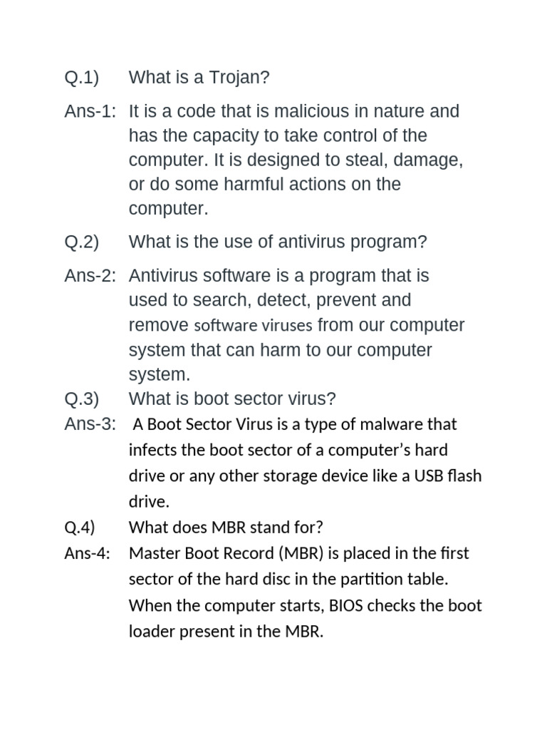 class - 7(ch- 3) | PDF | Computer Virus | Malware