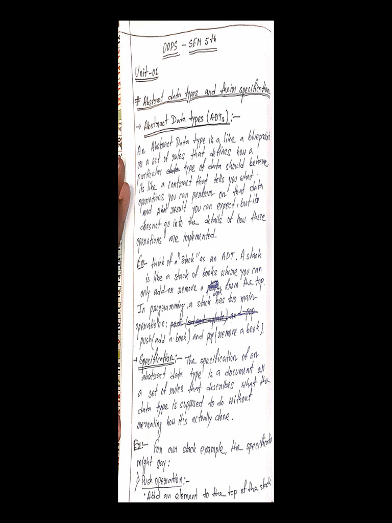 Oop 5TH Sem Complete Notes | PDF