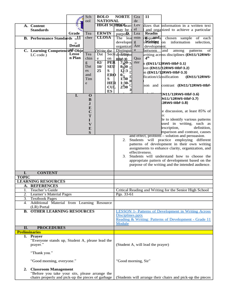 Pattern in Development of Writing (DLP) | PDF | Smartphone