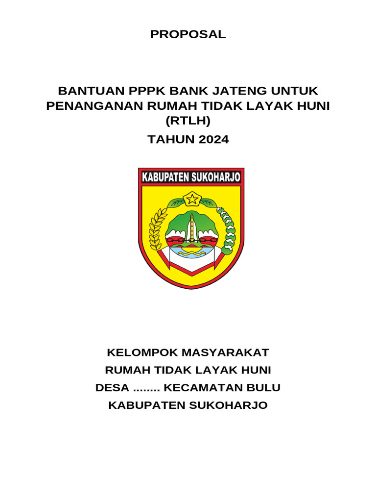 Proposal Bank Jateng Kcu | PDF