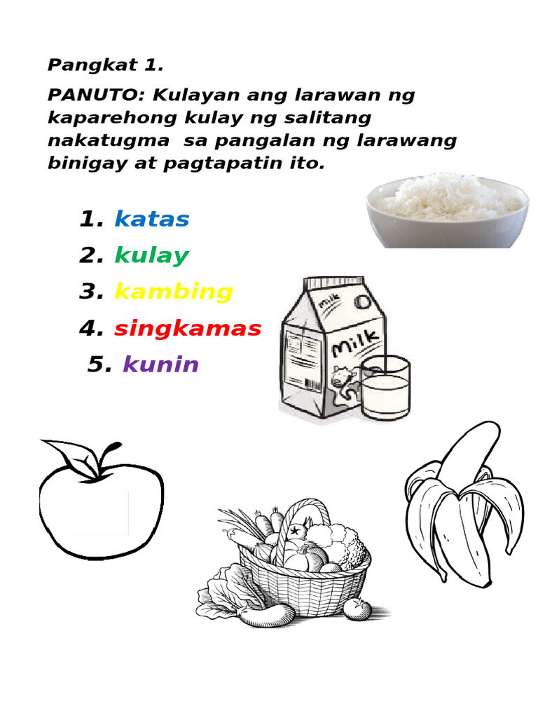 Cot Group Activities Fili 4QTR | PDF