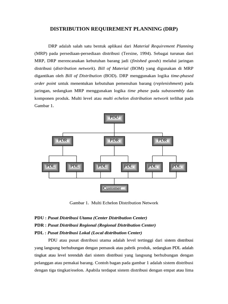 4 Distribution Requirement Planning | PDF