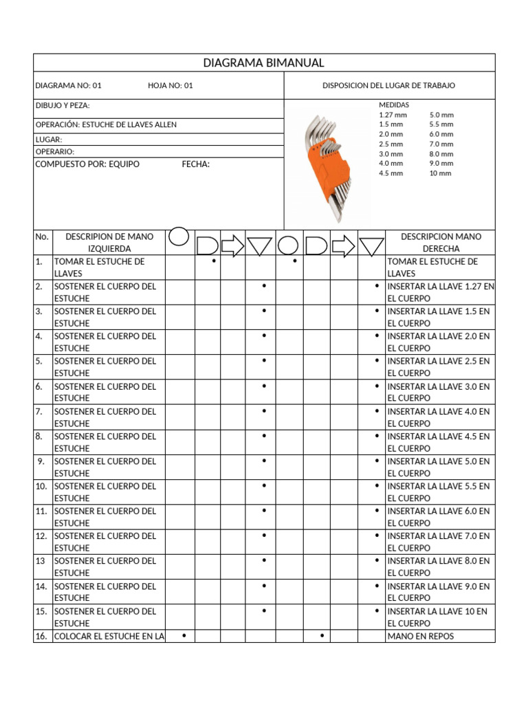 Diagrama Bimanual | PDF
