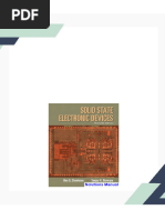 Solid State Electronic Devices 7th Edition Streetman Solutions Manual 1 | PDF | Teaching Methods ...