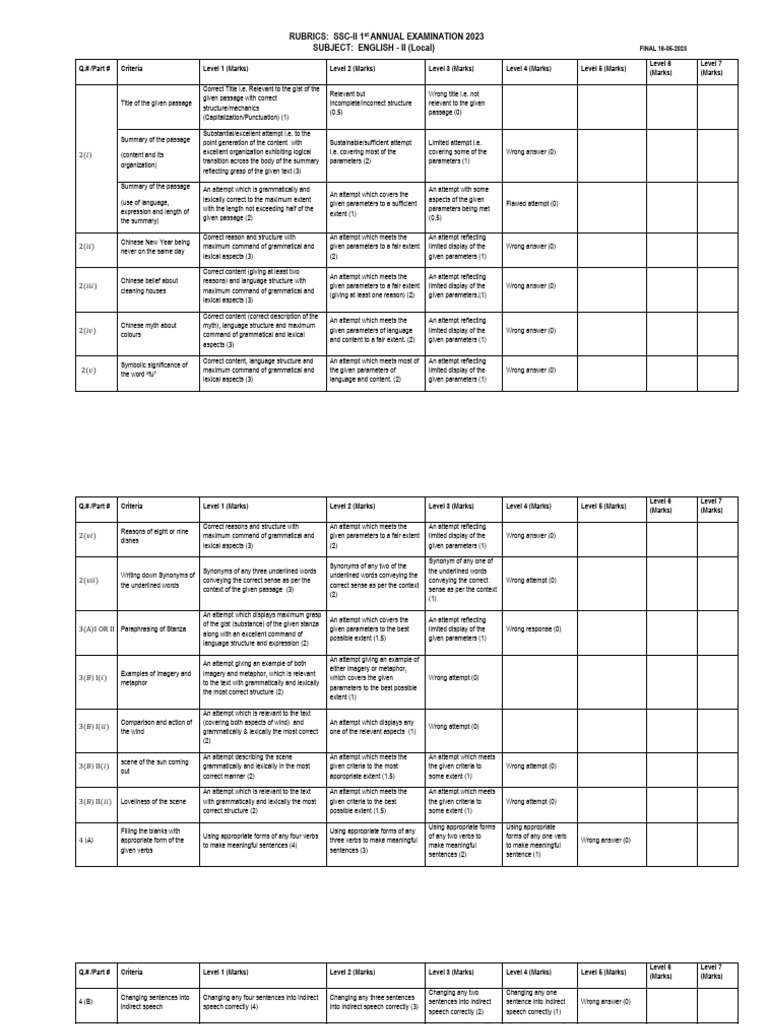 English II (L) | PDF | Word | Verb