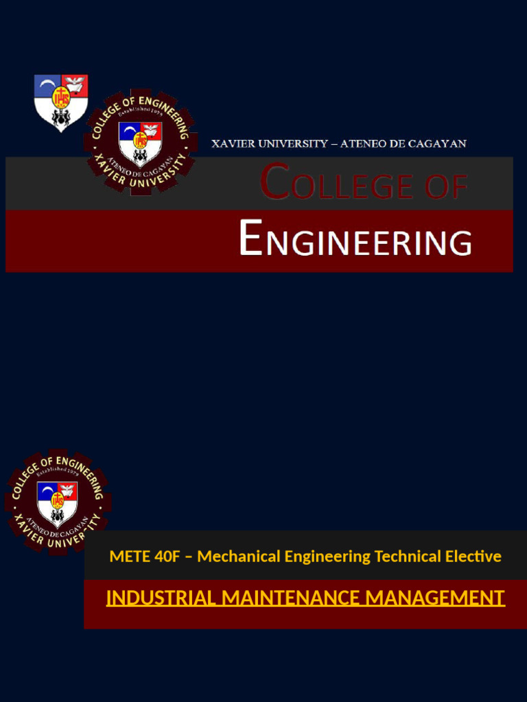 Module 2 Industrial Maintenance Manageme | PDF | Mechanical Engineering
