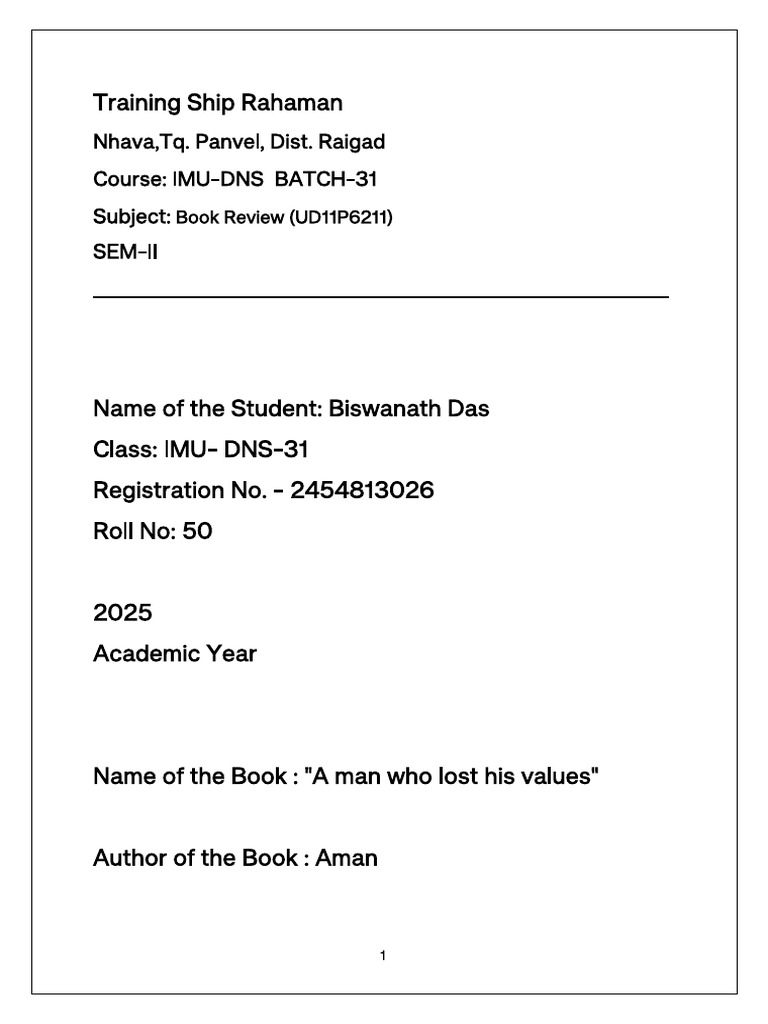 Book Review Imu 31 50 Biswanath Das | PDF | Conscience | Morality