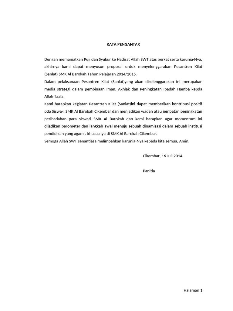 Program Sanlat | PDF