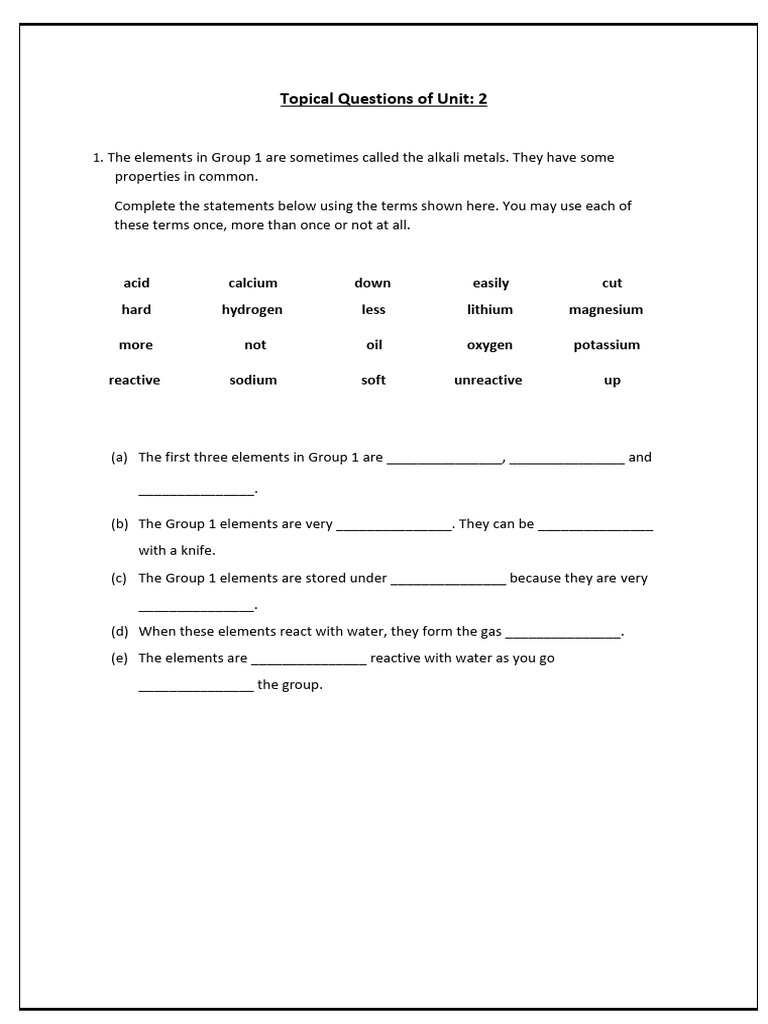 Group 1 and 8 Elements Overview | PDF | Chemical Bond | Ionic Bonding