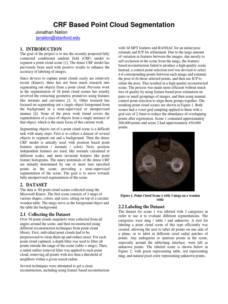 Nation CRFBasedPointCloudSegmentation | PDF | Image Segmentation | Cluster Analysis