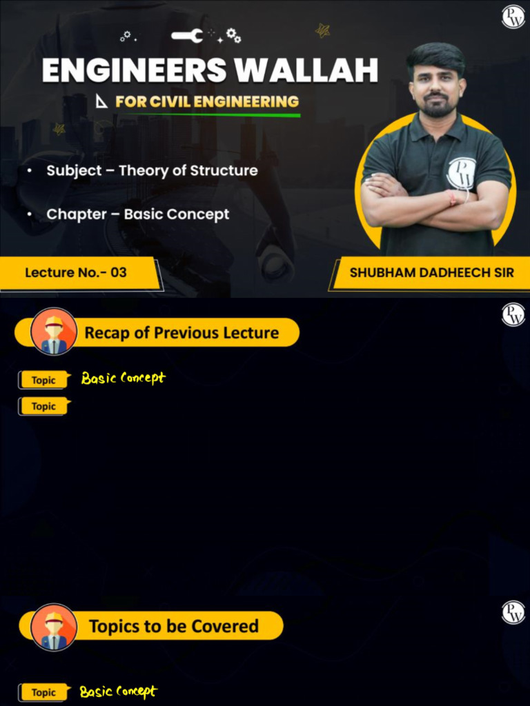 Basic Concepts 03 SFD & BMD - Class Notes | PDF