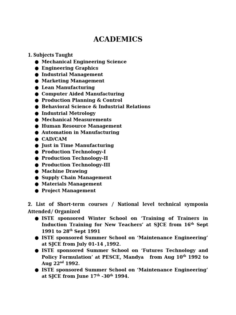 Dr. V. Ramesh Academics 2021 | PDF | Production And Manufacturing ...