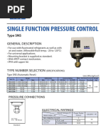 Saginomiya SNS Pressure Switch Manual | PDF | Screw | Switch