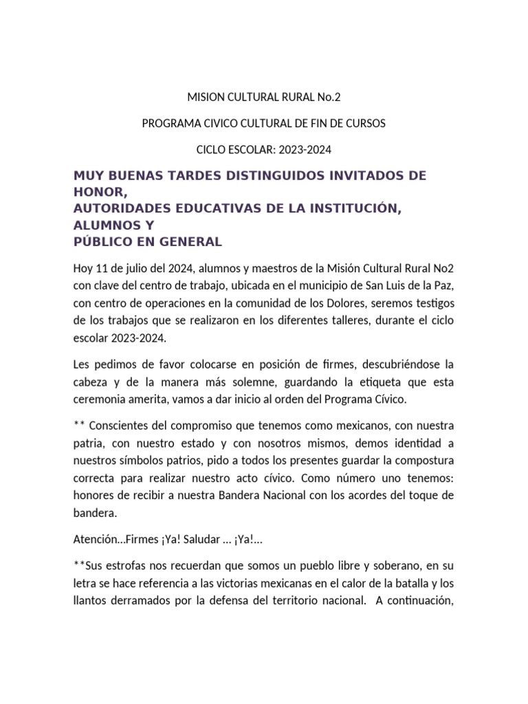 Programa para Dirigir Clausura 2024 | PDF