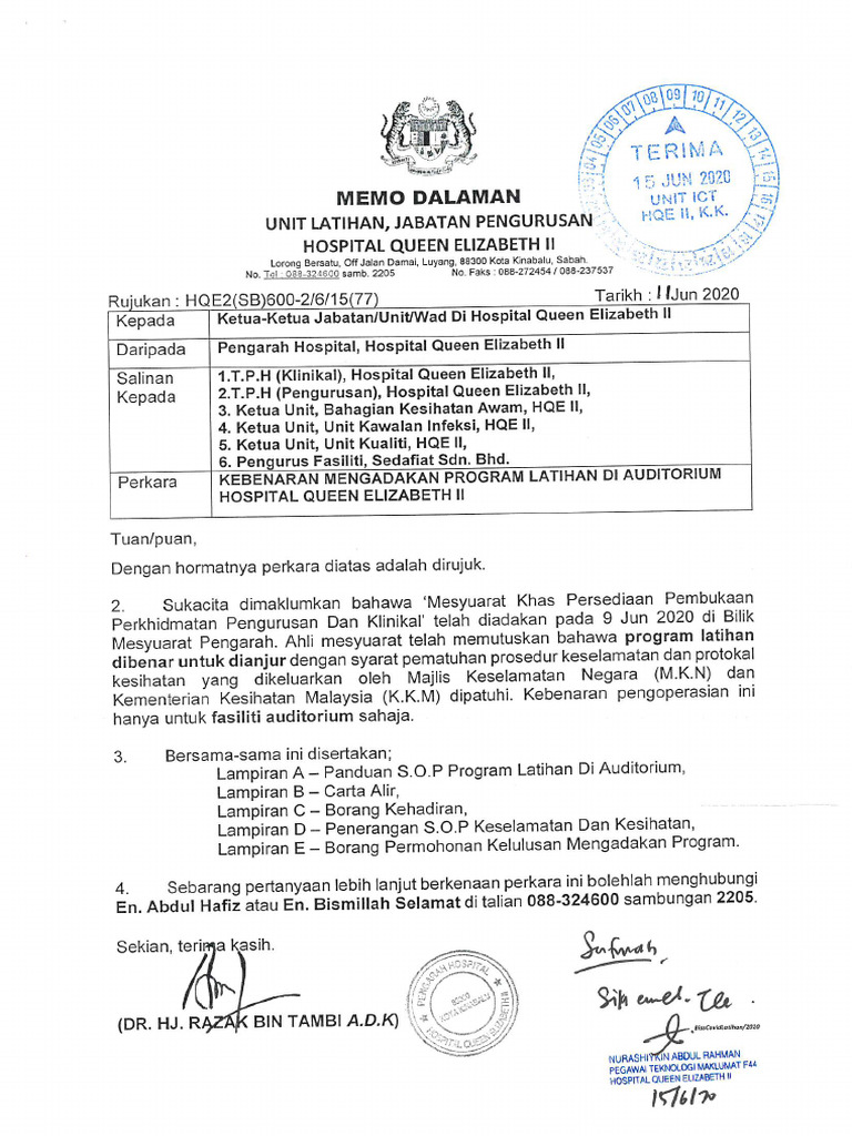 Memo Dalaman | PDF