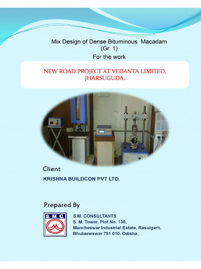 Mix Design DBM Gr-I | PDF
