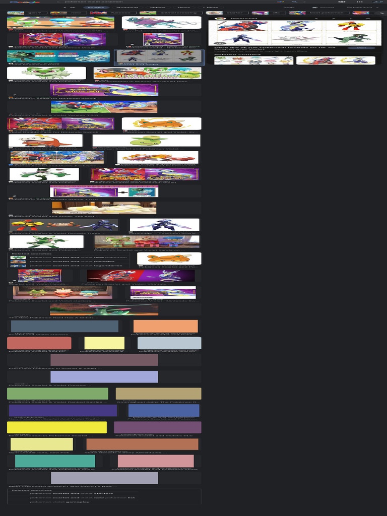 Pokemon Violet Pokemon - Google Search | PDF | Pokémon | Nintendo Games