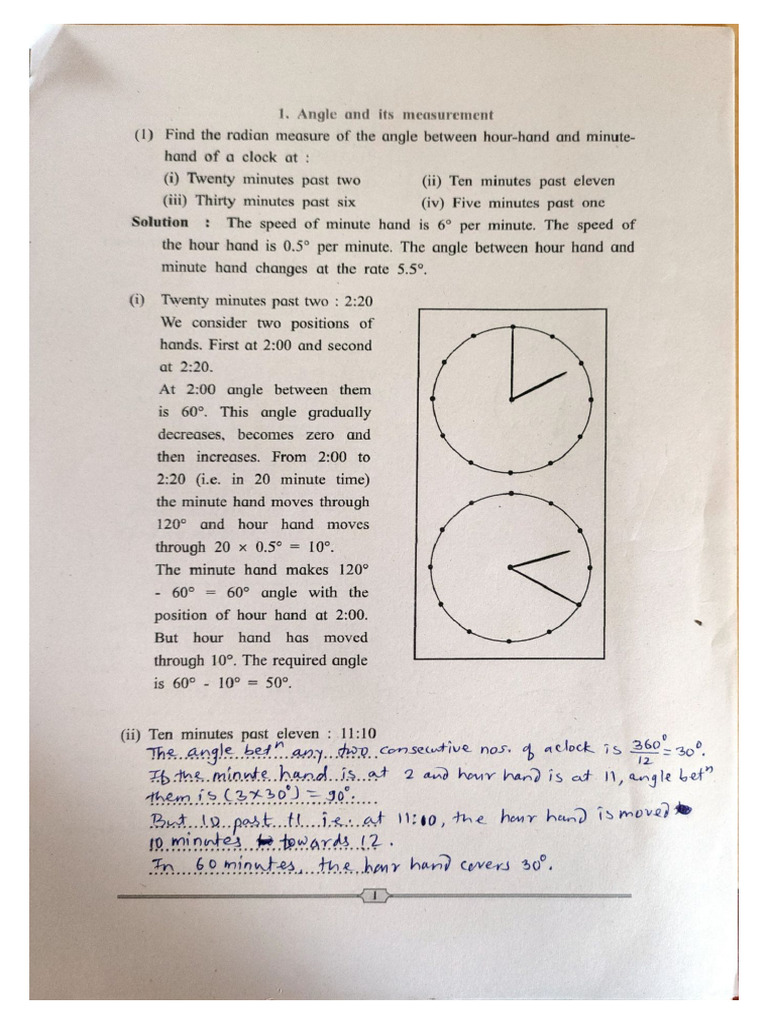 Pract. 1 - Angle and It's Measurement. | PDF