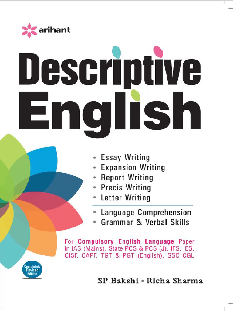 Descriptive English by Arihant | PDF