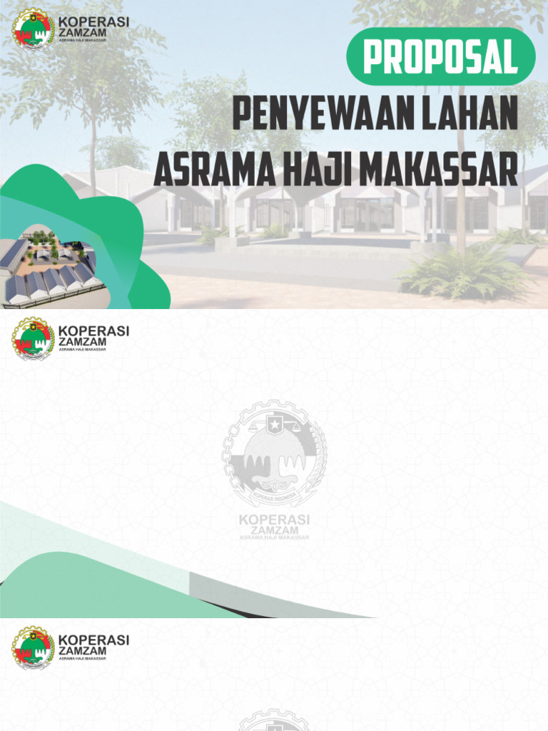 Proposal Penyewaan Lahan | PDF