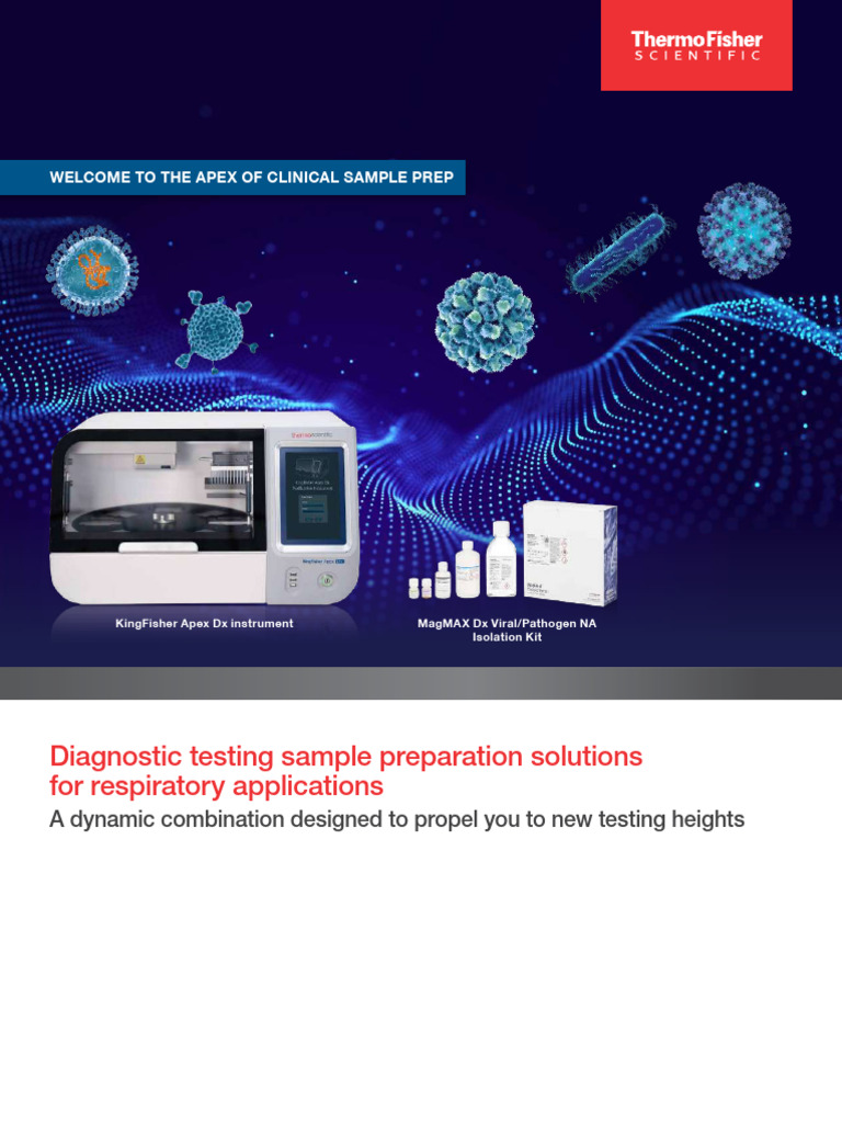 Diagnostic Sample Preparation Respiratory Applications Brochure ...