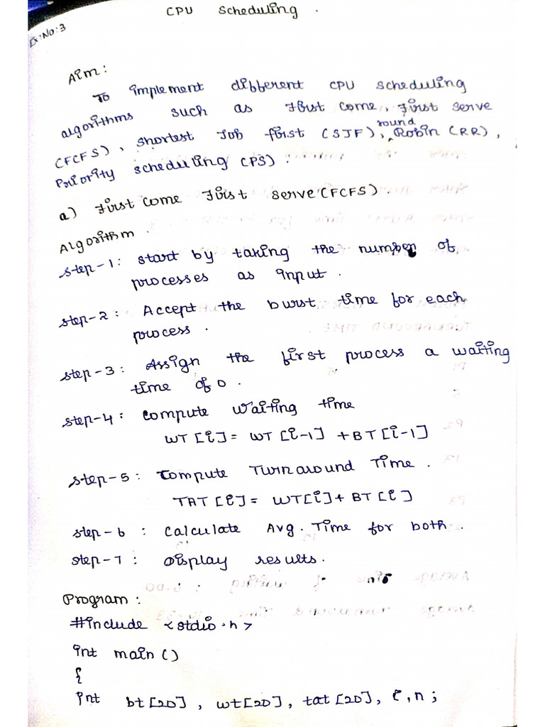 OS EXP -3(A),(B) | PDF