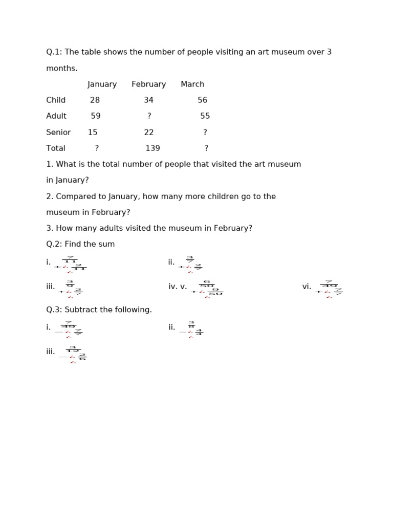 Grade 6 Maths Practice Questions | PDF