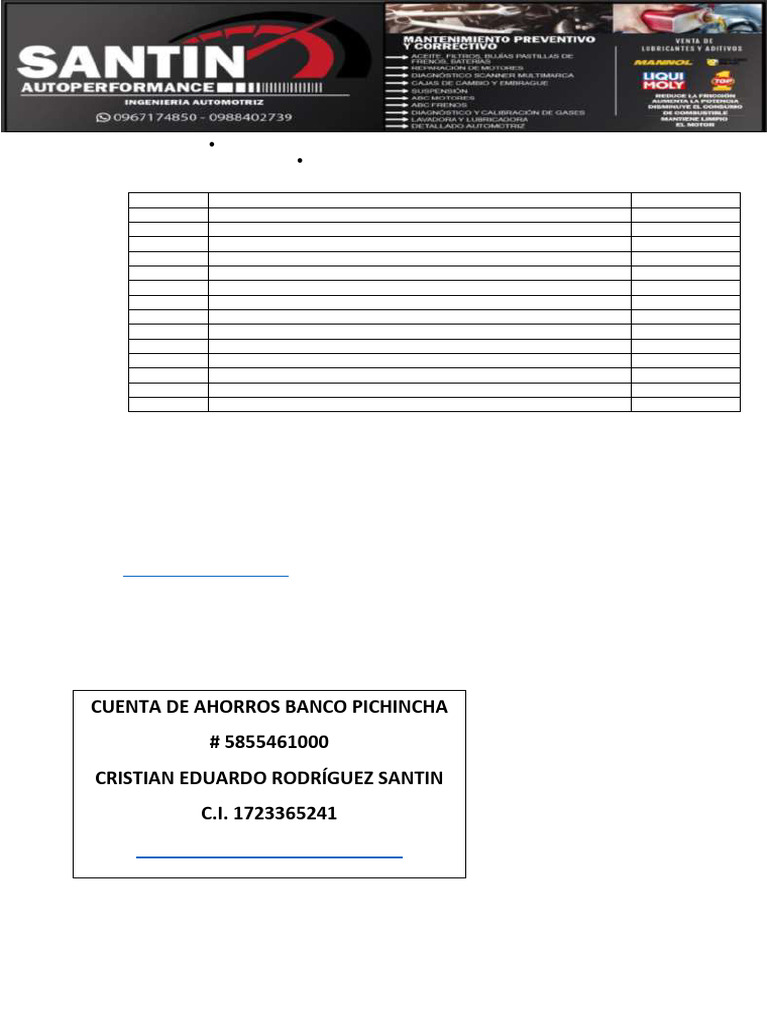 Detalle Trabajos Changan CS15 24 01 2025 | PDF