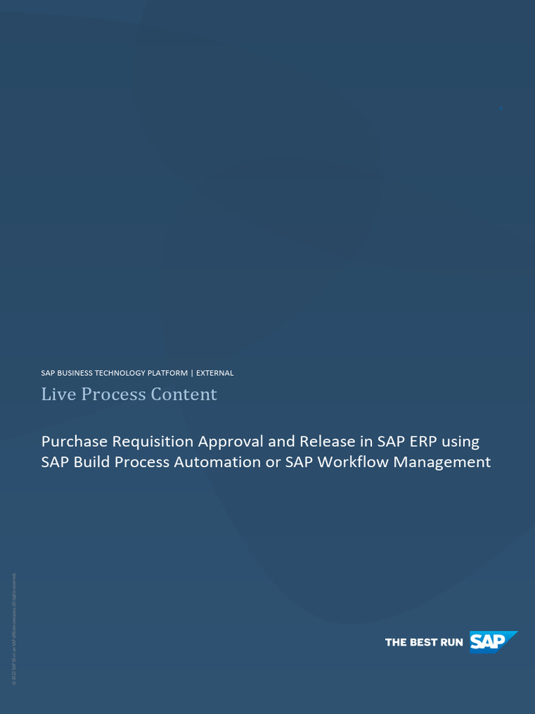 Purchase Requisition Approval and Release Process-Configuration Guide ...