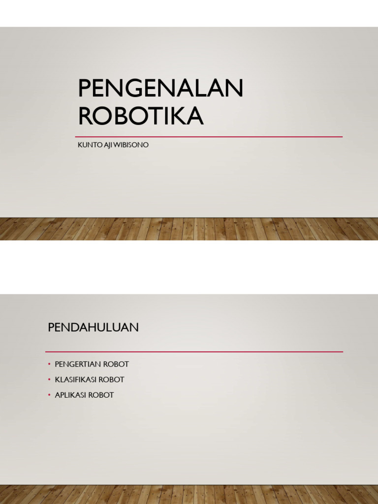 Materi 2 robotika Kelas 4 | PDF