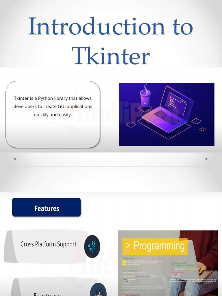 Robotics Introduction To Tkinterfinal | PDF