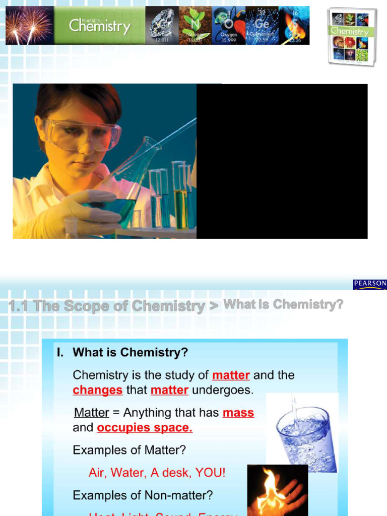 LESSON 1 - Introduction To Chemistry | PDF