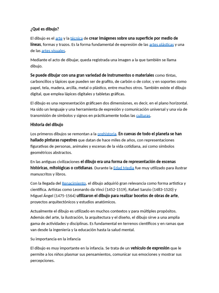 Qué es dibujo | PDF | Dibujo | Las artes